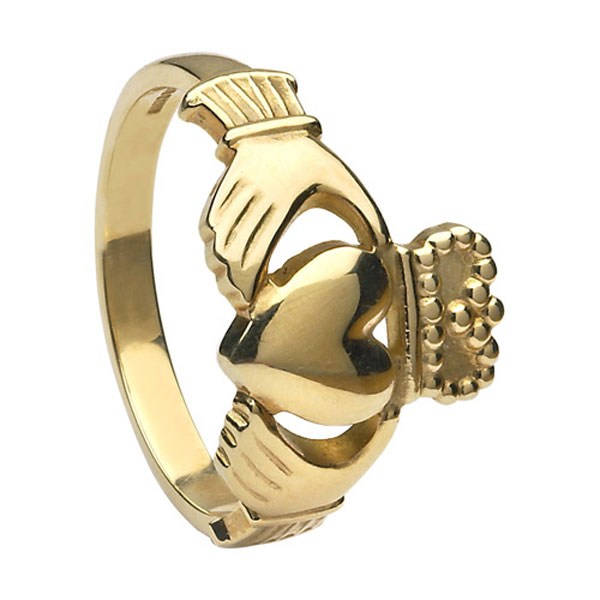Gents Heavy Claddagh Ring - Anillos de Claddagh - Rings from Ireland