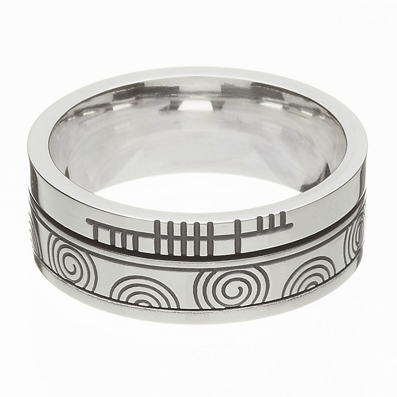 Newgrange Faith Silver Band | Rings from Ireland