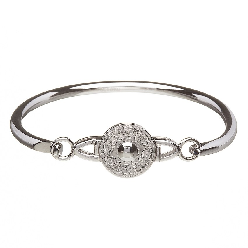 Small Celtic Warrior Wire Bangle | Rings from Ireland