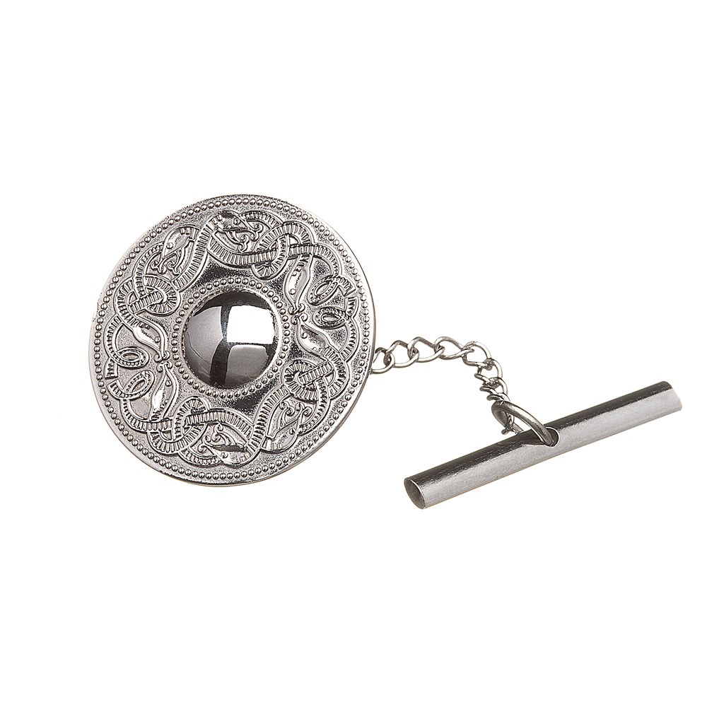 Celtic Warrior Large Silver Tie Tac - Rings from Ireland
