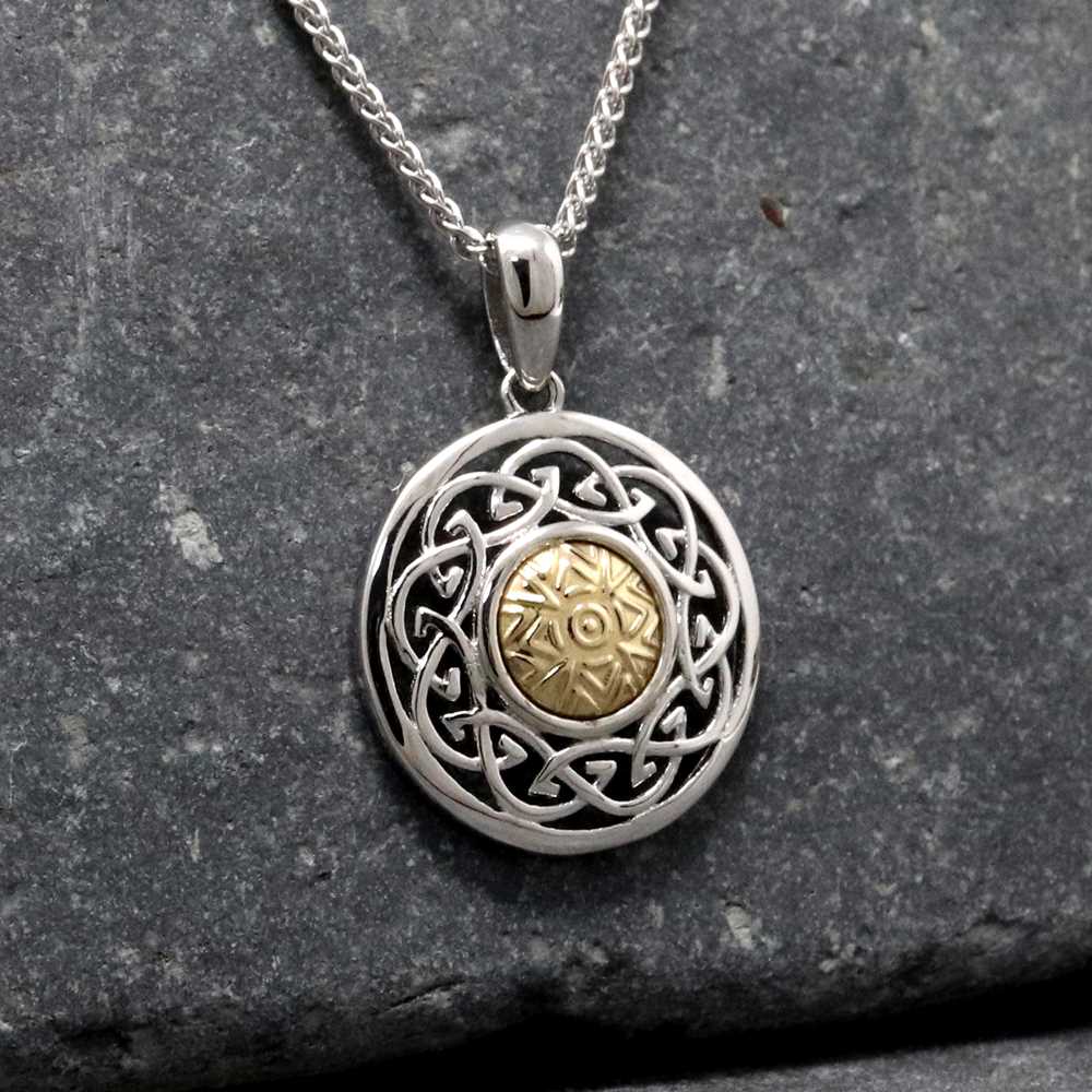 Winter Solstice Celtic Knot Pendant - Rings from Ireland